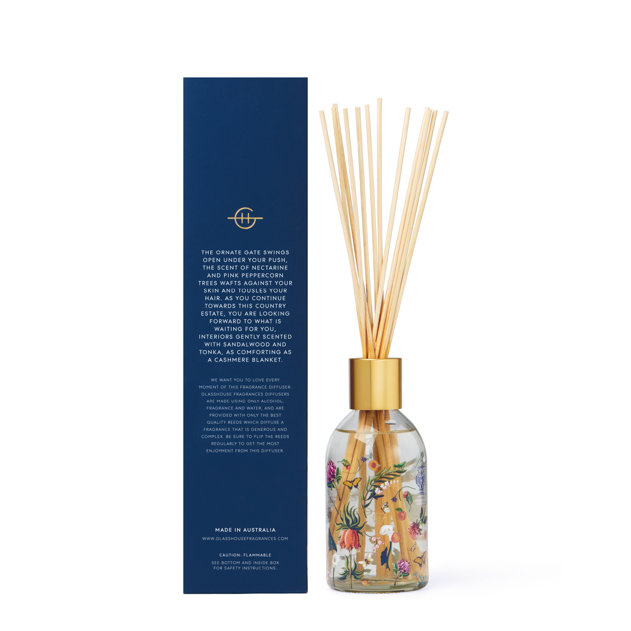Country Couture - 250mL Fragrance Diffuser | Glasshouse Fragrances ...