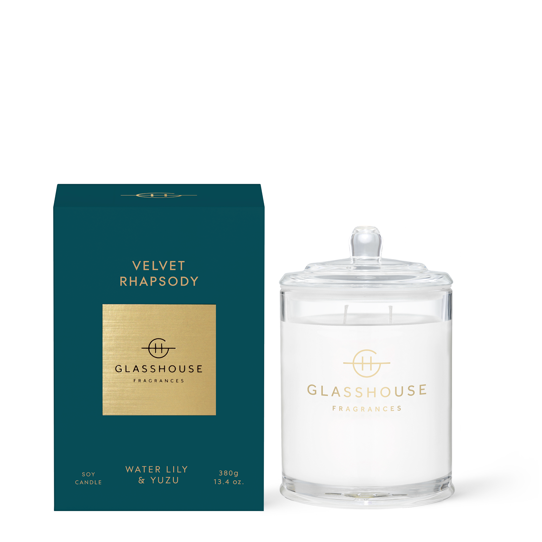 Velvet Rhapsody - 380g Soy Candle | Glasshouse Fragrances – Glasshouse ...
