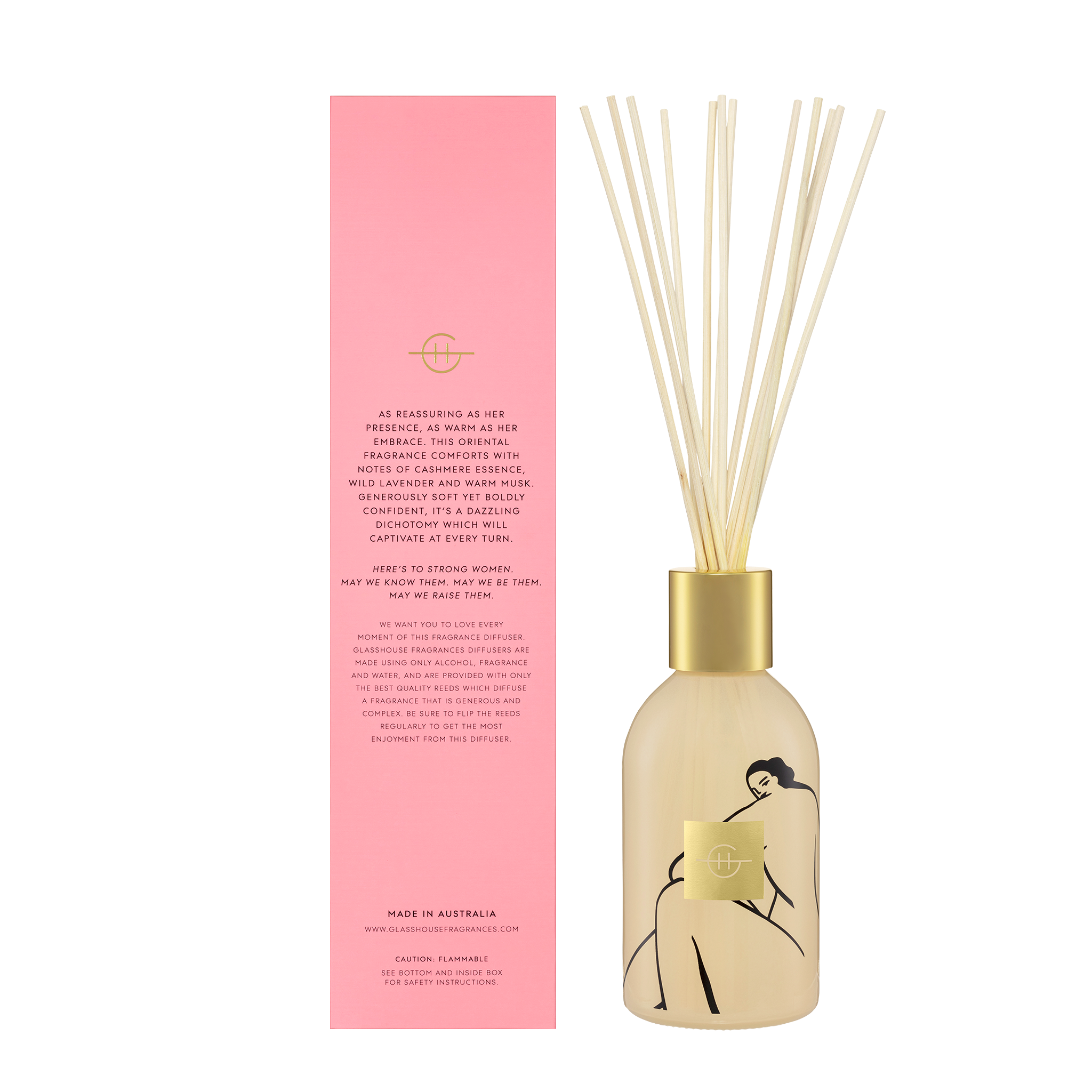 Ode To Women - 250mL Fragrance Diffuser | Glasshouse Fragrances ...